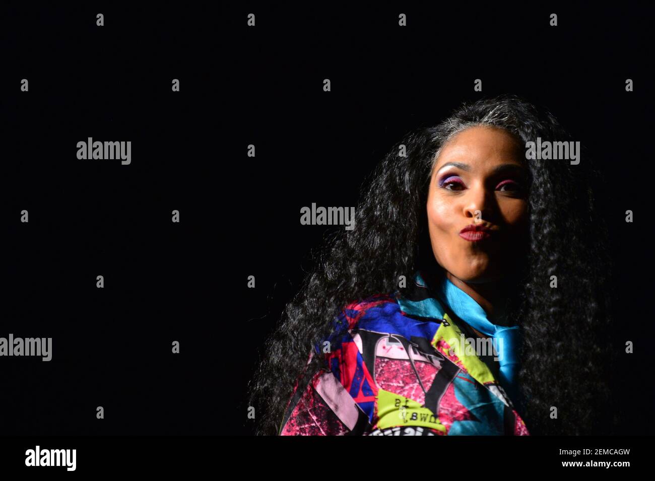 MIAMI, FL - FEBRUARY 02: Adina Howard performs on stage during the Love ...