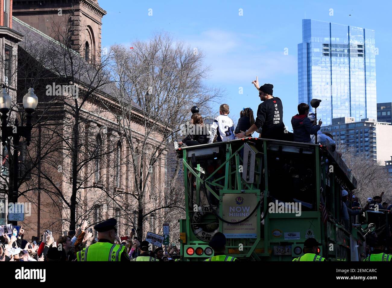 February 5 2019 New England Patriots Quarterback Tom Brady 12 Celebrates During The Patriots