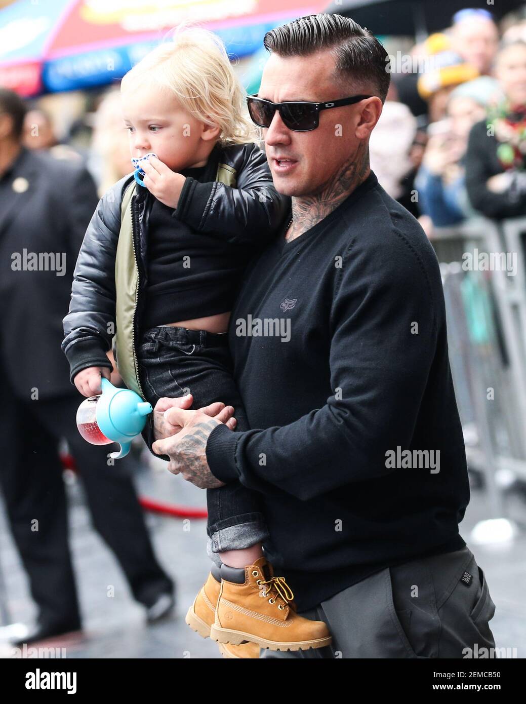 HOLLYWOOD, LOS ANGELES, CA, USA - FEBRUARY 05: Jameson Moon Hart and ...