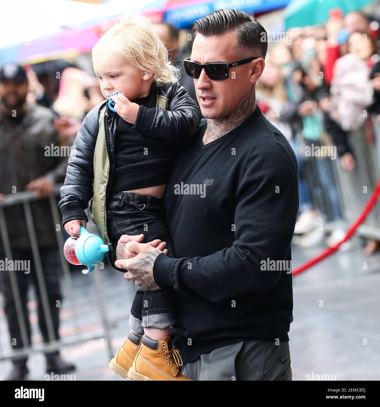 HOLLYWOOD, LOS ANGELES, CA, USA - FEBRUARY 05: Jameson Moon Hart and ...