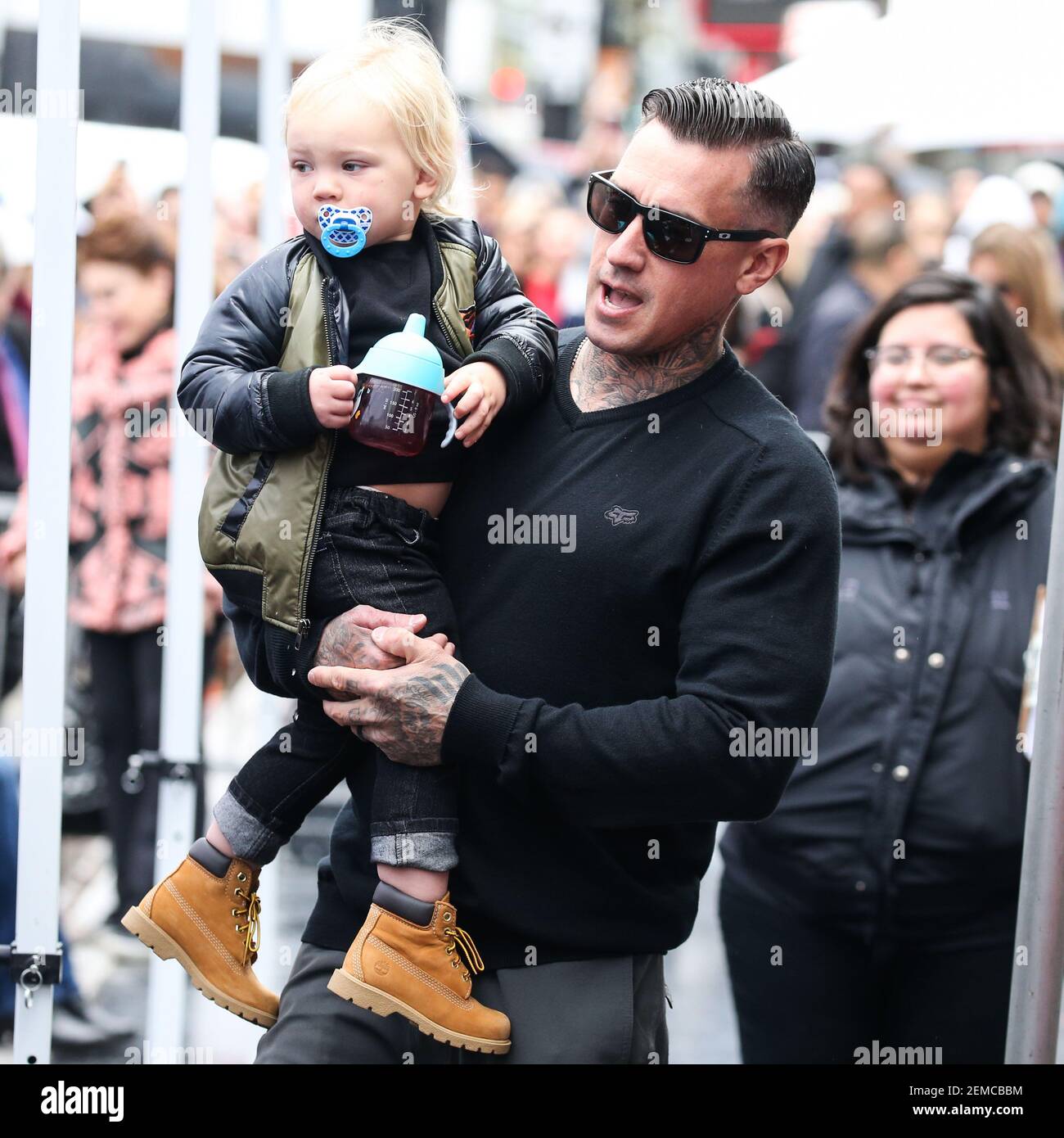 HOLLYWOOD, LOS ANGELES, CA, USA - FEBRUARY 05: Jameson Moon Hart and ...