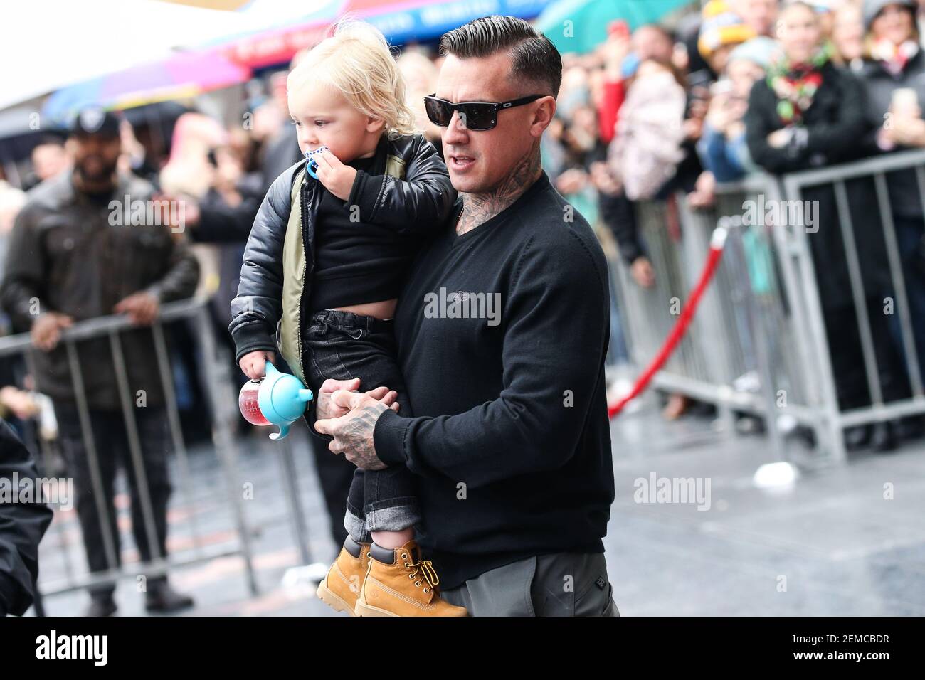 HOLLYWOOD, LOS ANGELES, CA, USA - FEBRUARY 05: Jameson Moon Hart and ...