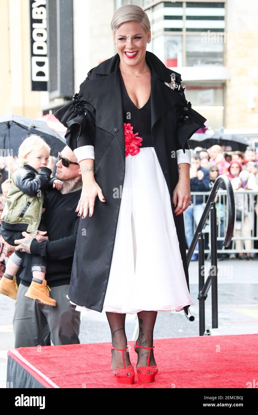 HOLLYWOOD, LOS ANGELES, CA, USA - FEBRUARY 05: Singer P!nk (Pink ...