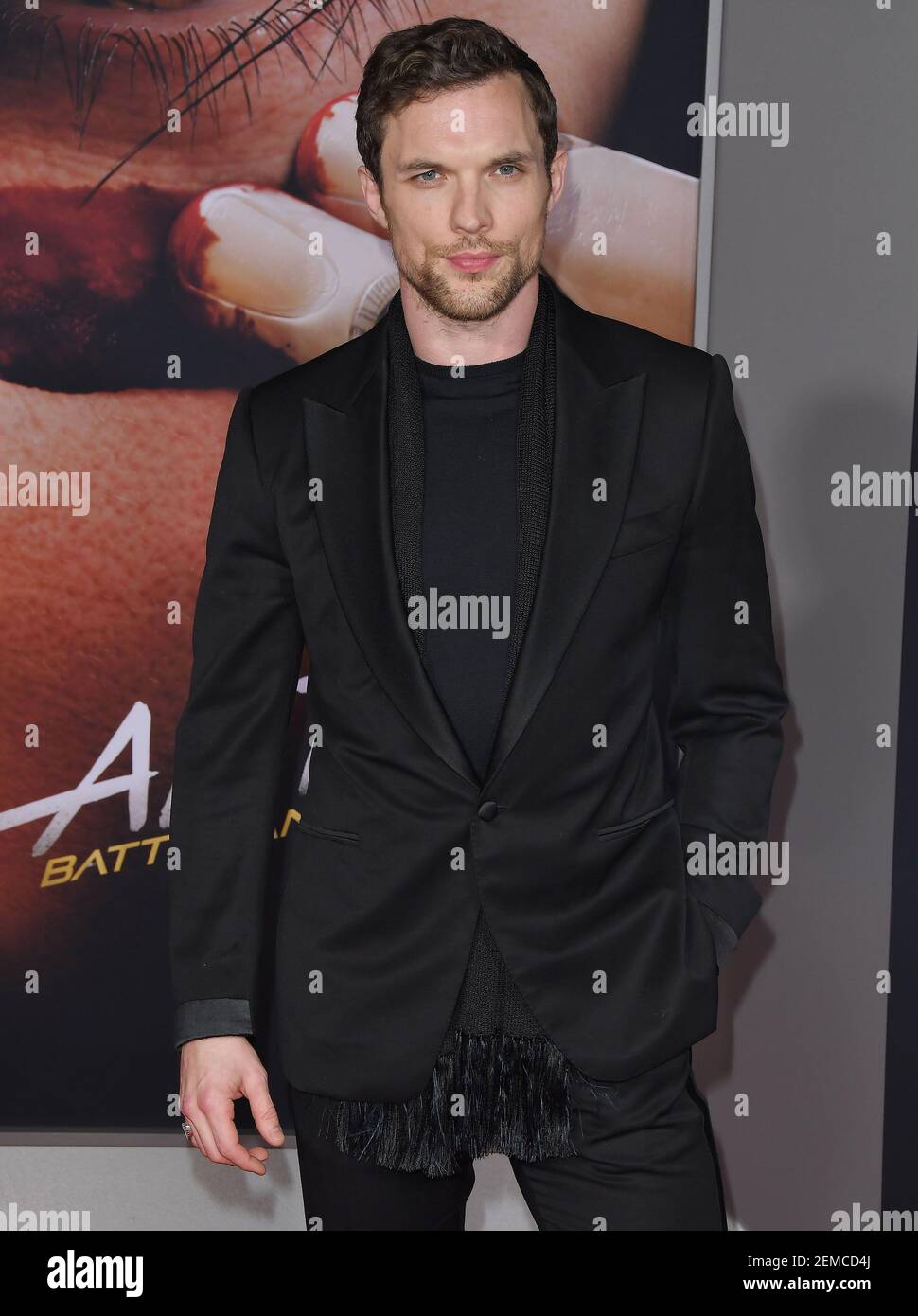 Ed Skrein arrives at the "Alita: Battle Angel" Los Angeles Premiere ...
