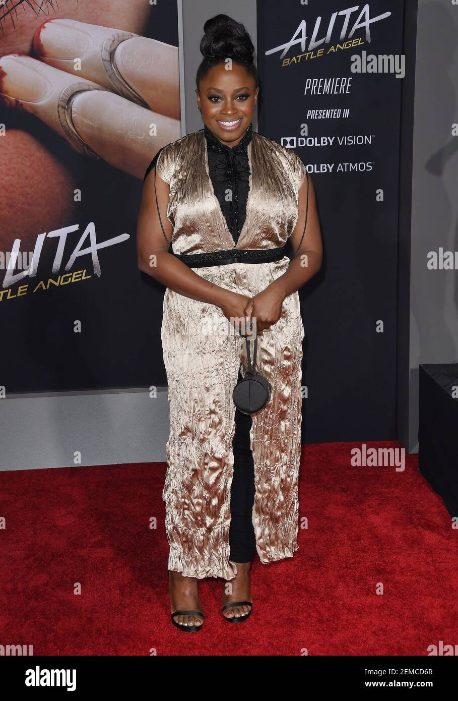 Idara Victor arrives at the "Alita: Battle Angel" Los Angeles Premiere ...