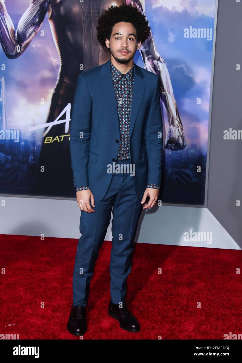 WESTWOOD, LOS ANGELES, CA, USA - FEBRUARY 05: Actor Jorge Lendeborg Jr ...