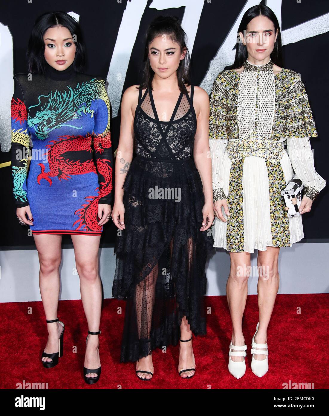 WESTWOOD, LOS ANGELES, CA, USA - FEBRUARY 05: Actresses Lana Condor ...