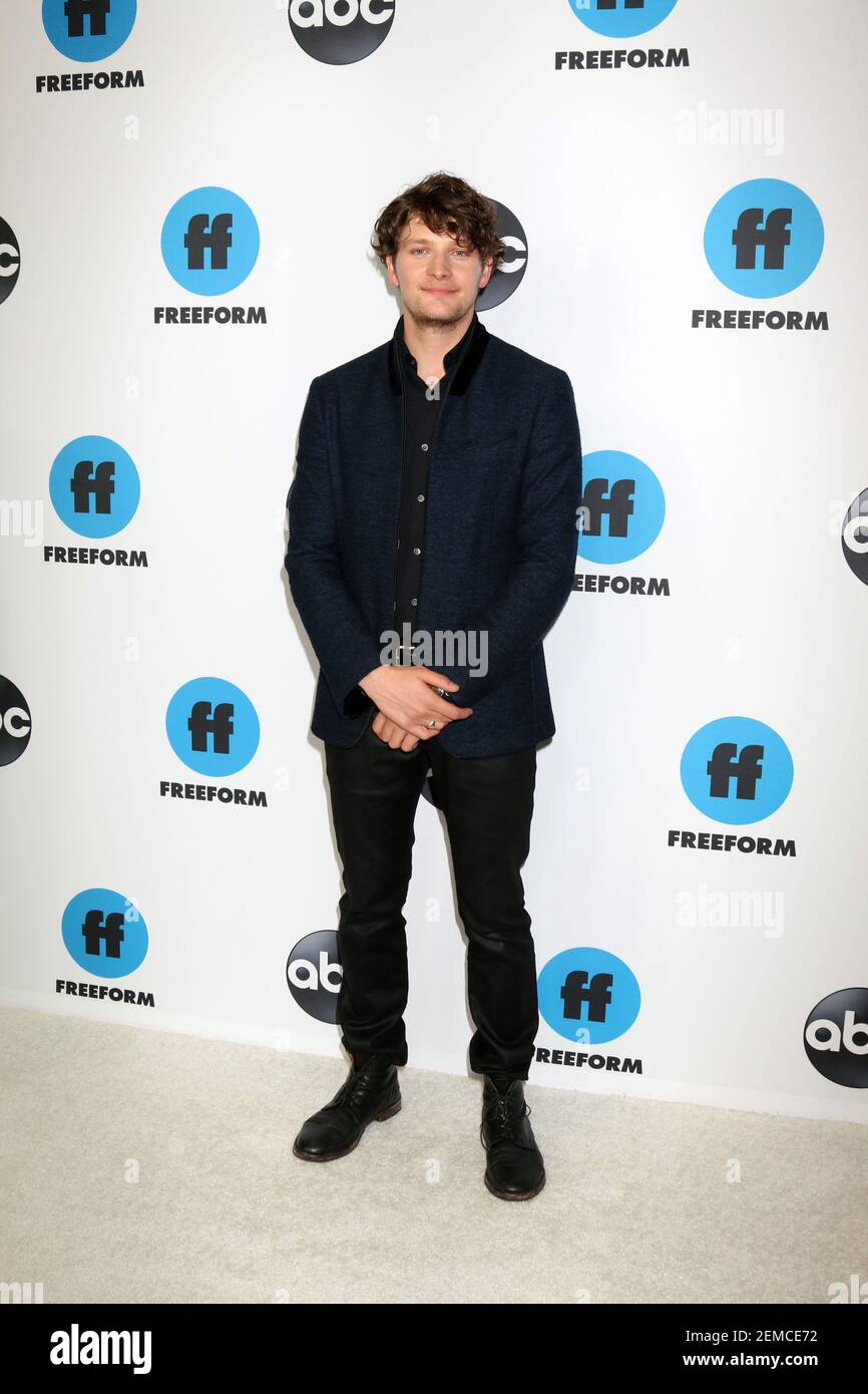 Brett Dier at the Disney ABC Television Winter Press Tour Photo Call at ...