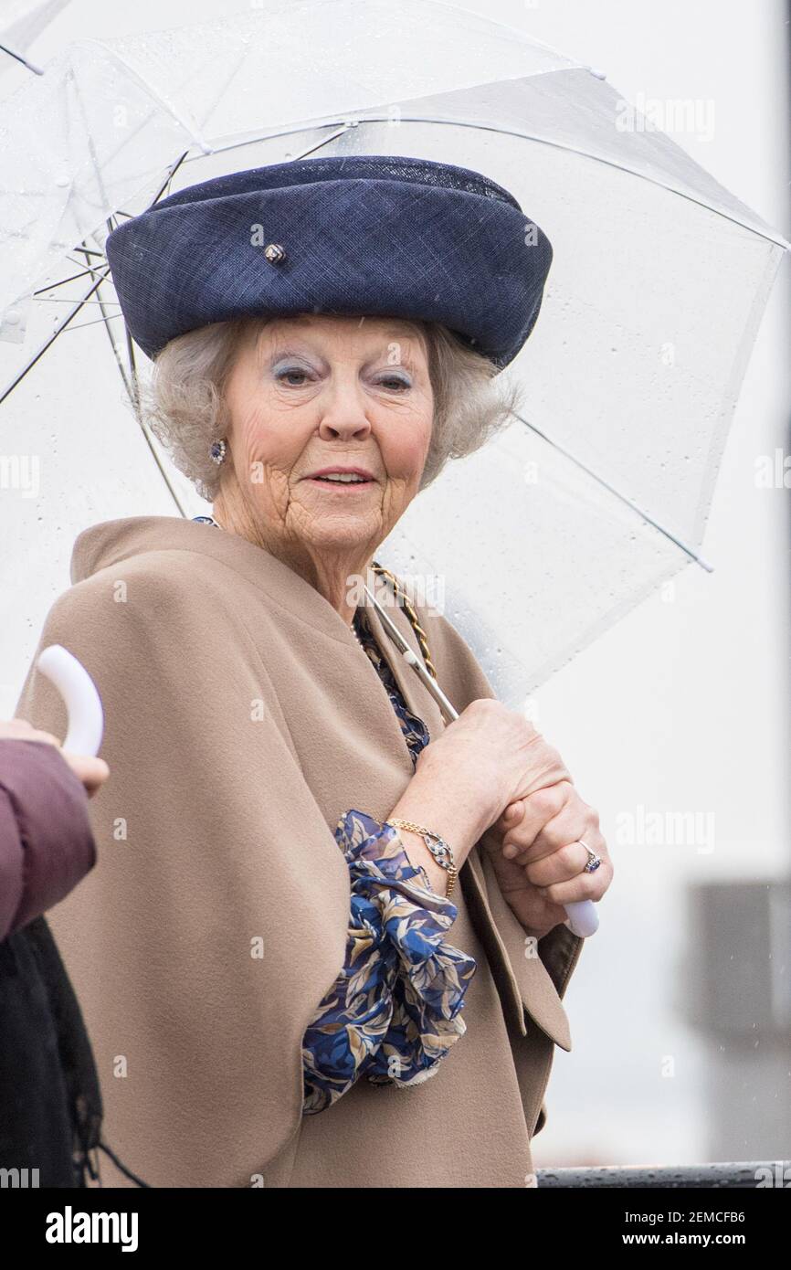 Princess Beatrix of the Netherlands attends the opening of a chamber of ...