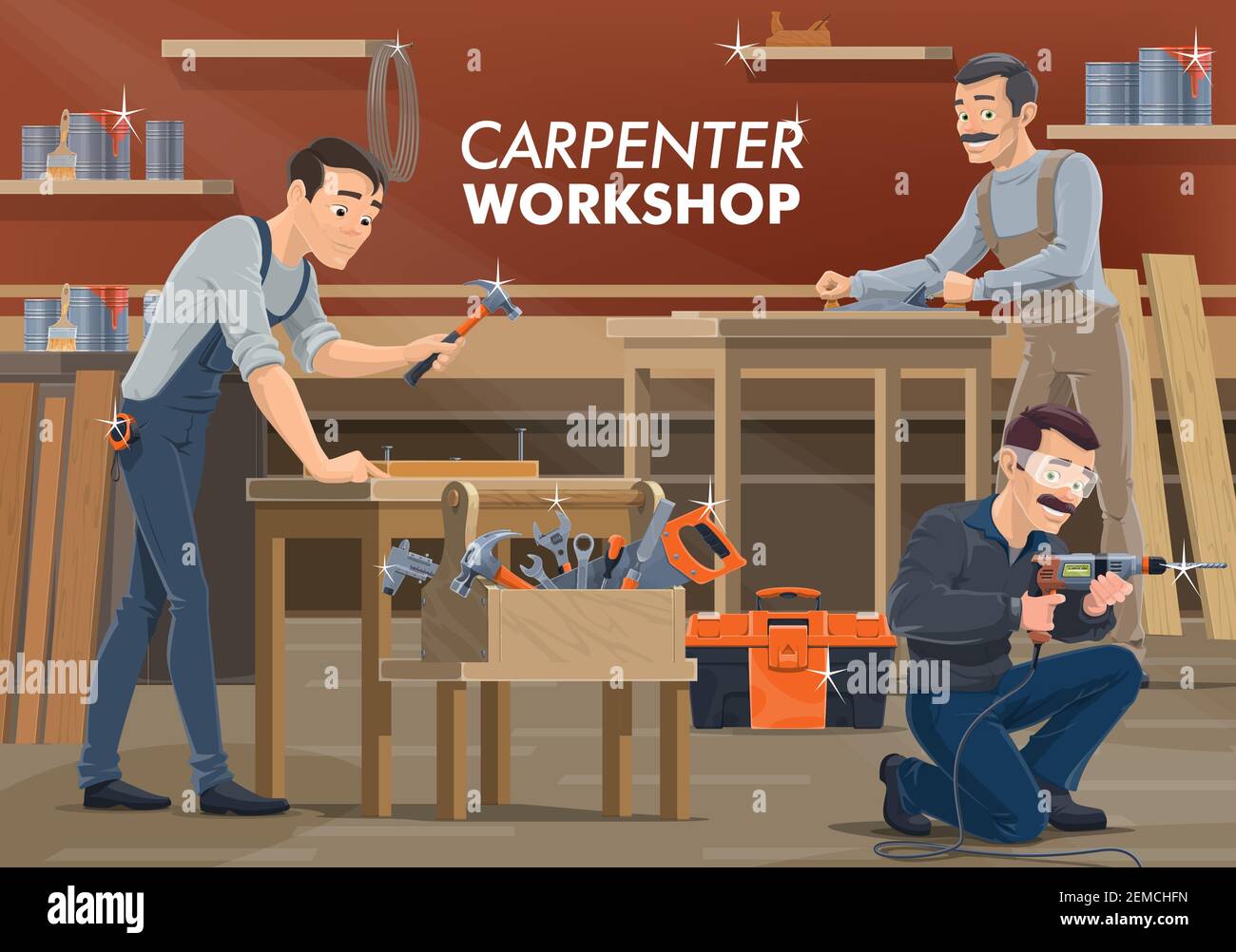 Saw making Stock Vector Images - Alamy