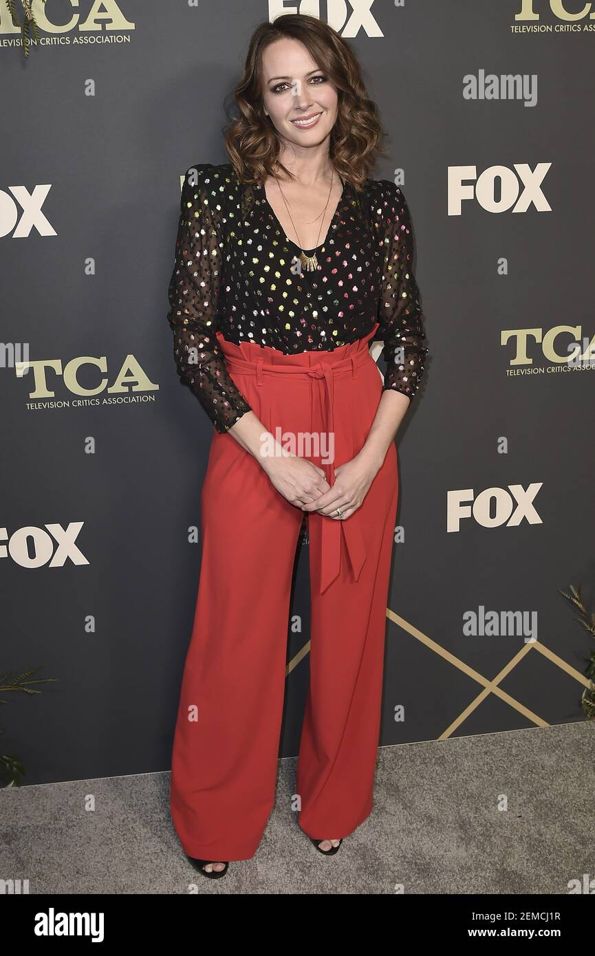 LOS ANGELES, CA - FEBRUARY 6: Amy Acker attends the FOX Winter TCA 2019 ...