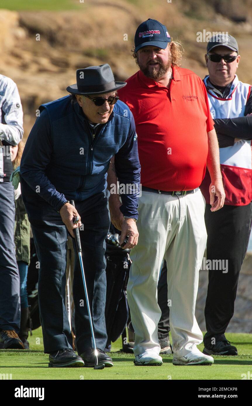 Andy Garcia, Colt Ford seen during the 3M Celebrity Challenge at the AT ...