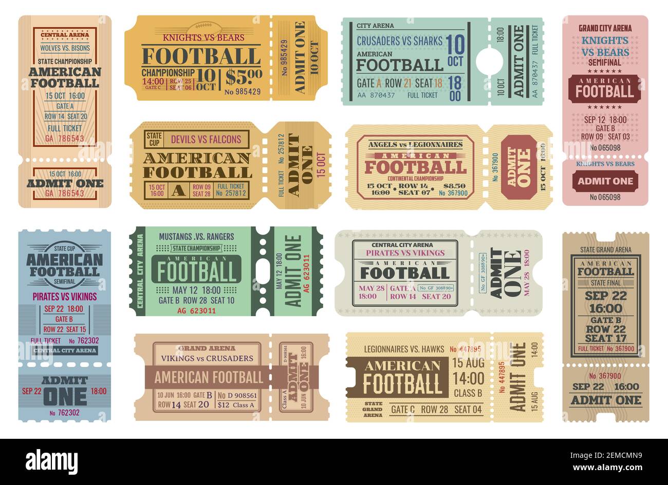 Season tickets football Stock Vector Images - Alamy