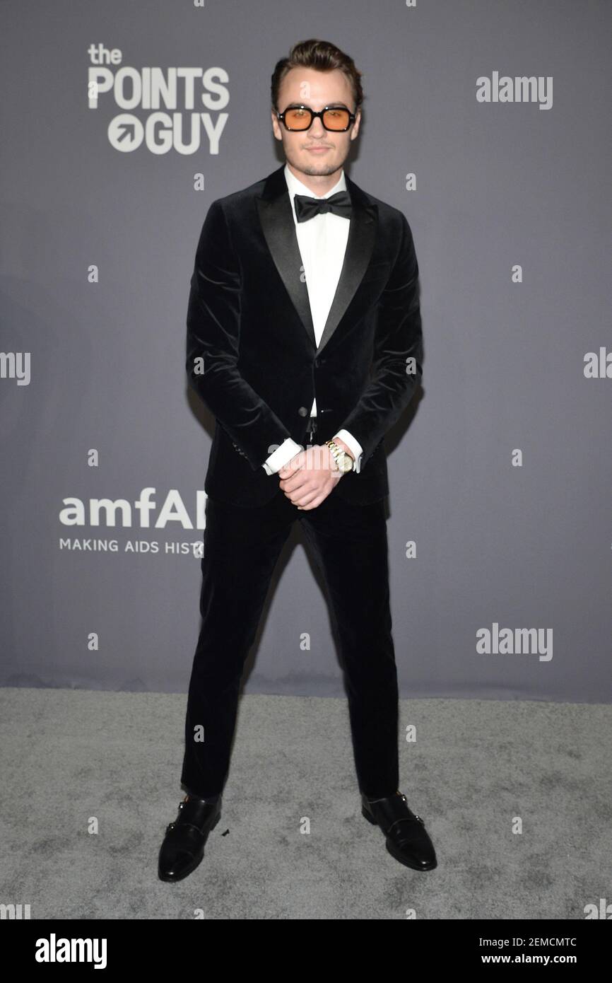 Brandon Lee attends the amfAR New York Gala 2019 at Cipriani Wall ...