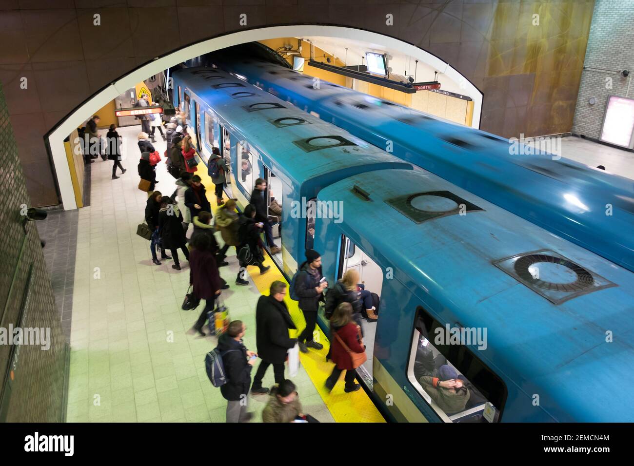 Montreal metro station hi-res stock photography and images - Alamy