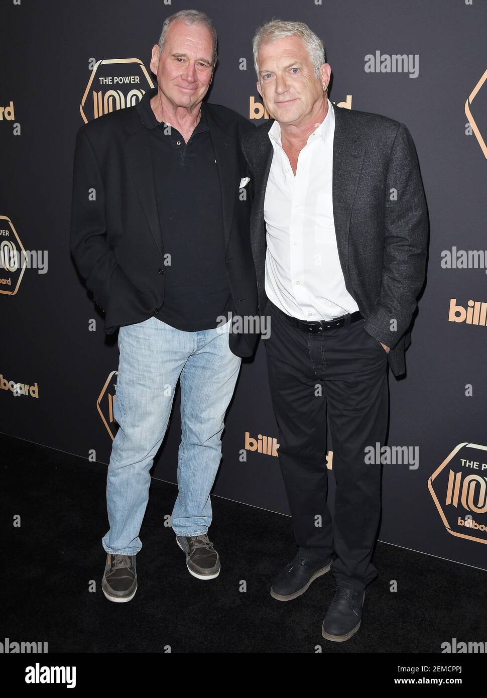 (L-R) Paul Gongaware and John Meglen at the 2019 Billboard Power 100 ...