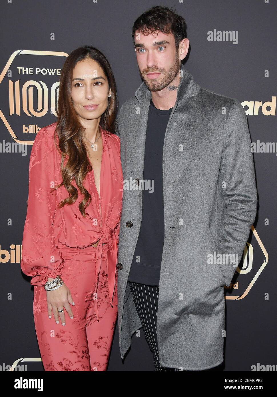 (L-R) Celine Joshua and Dave Rocco at the 2019 Billboard Power 100 held ...