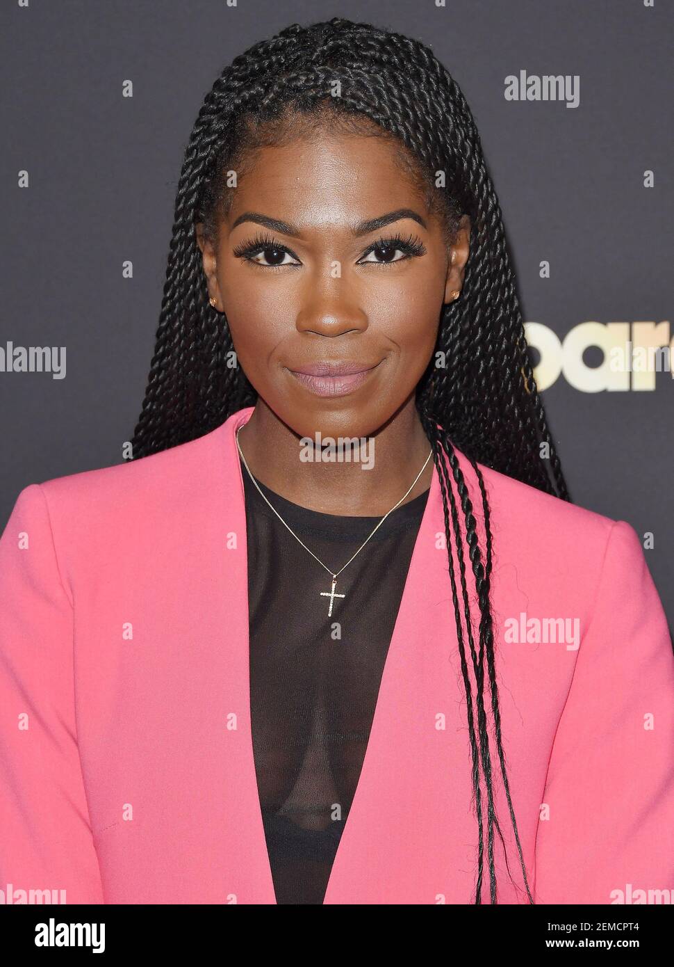 Amber Grimes arrives at the 2019 Billboard Power 100 held at the Avra ...
