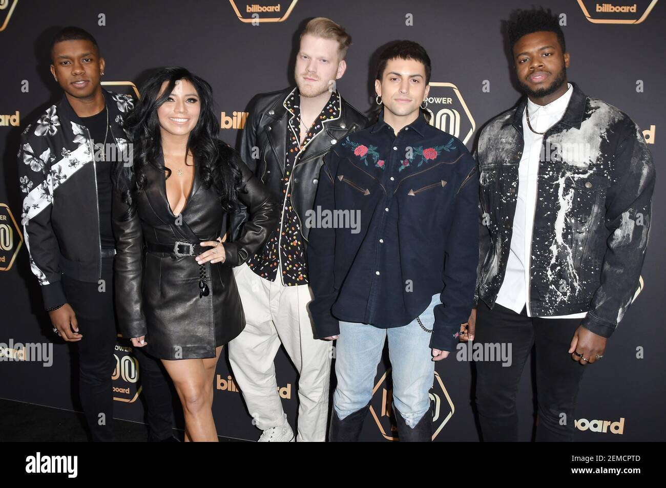 (L-R) Pentatonix - Matt Sallee, Kirstin Maldonado, Scott Hoying, Mitch ...