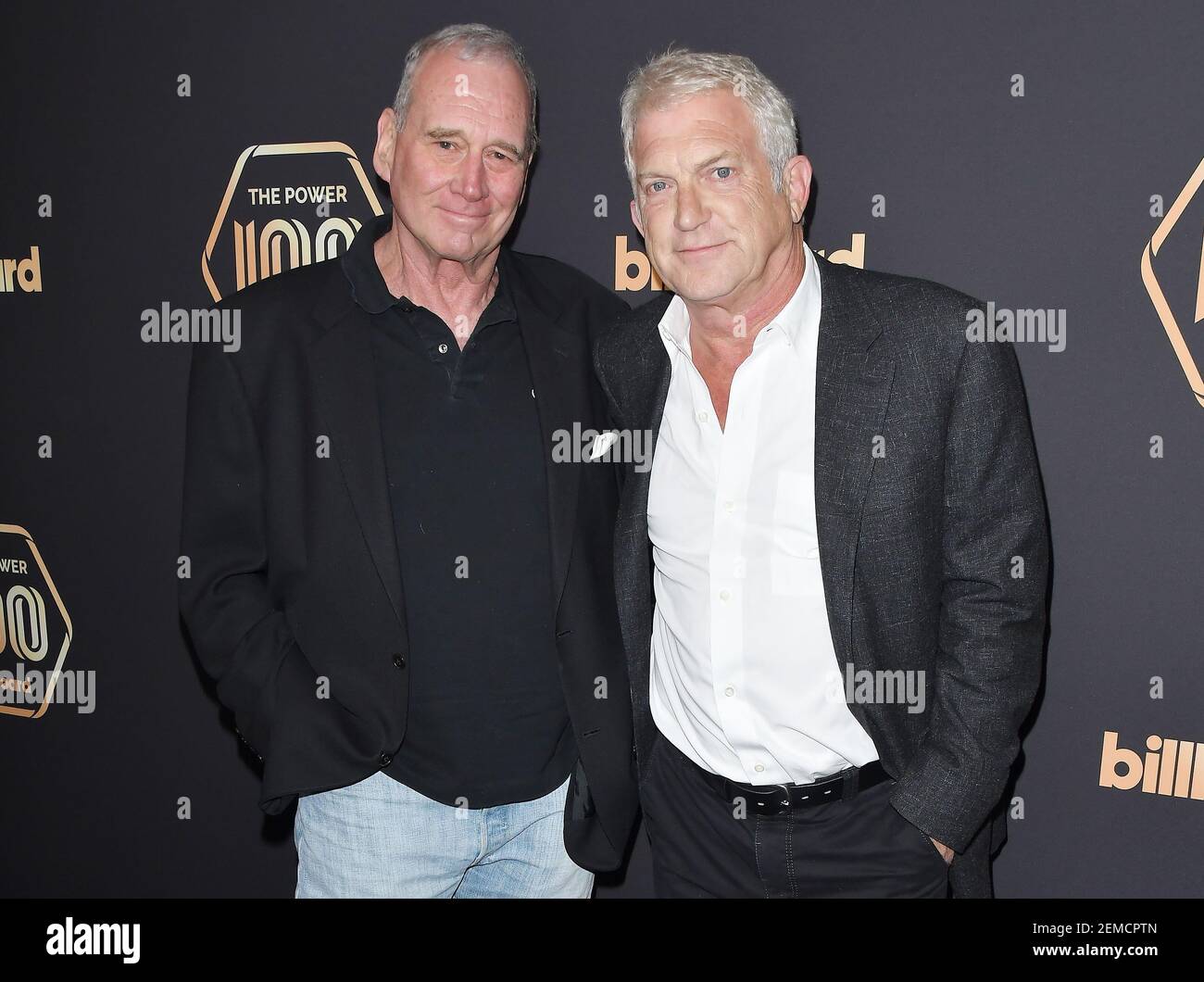 (L-R) Paul Gongaware and John Meglen at the 2019 Billboard Power 100 ...