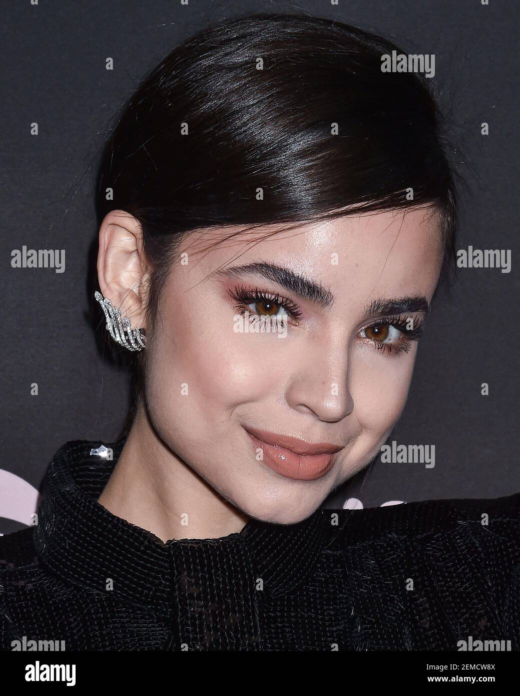 LOS ANGELES, CA, USA - FEBRUARY 07: Singer Sofia Carson arrives at the ...