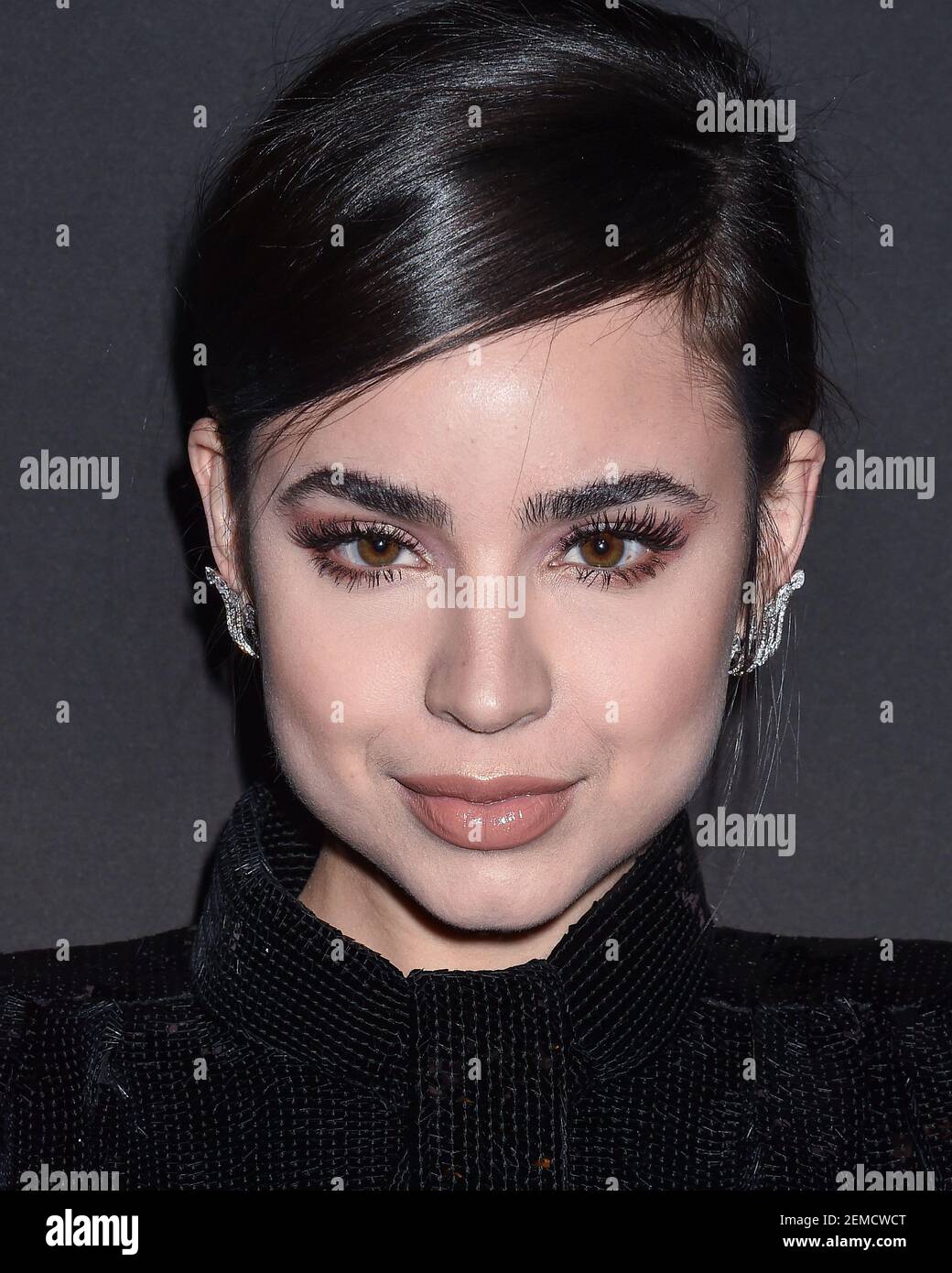 LOS ANGELES, CA, USA - FEBRUARY 07: Singer Sofia Carson arrives at the ...