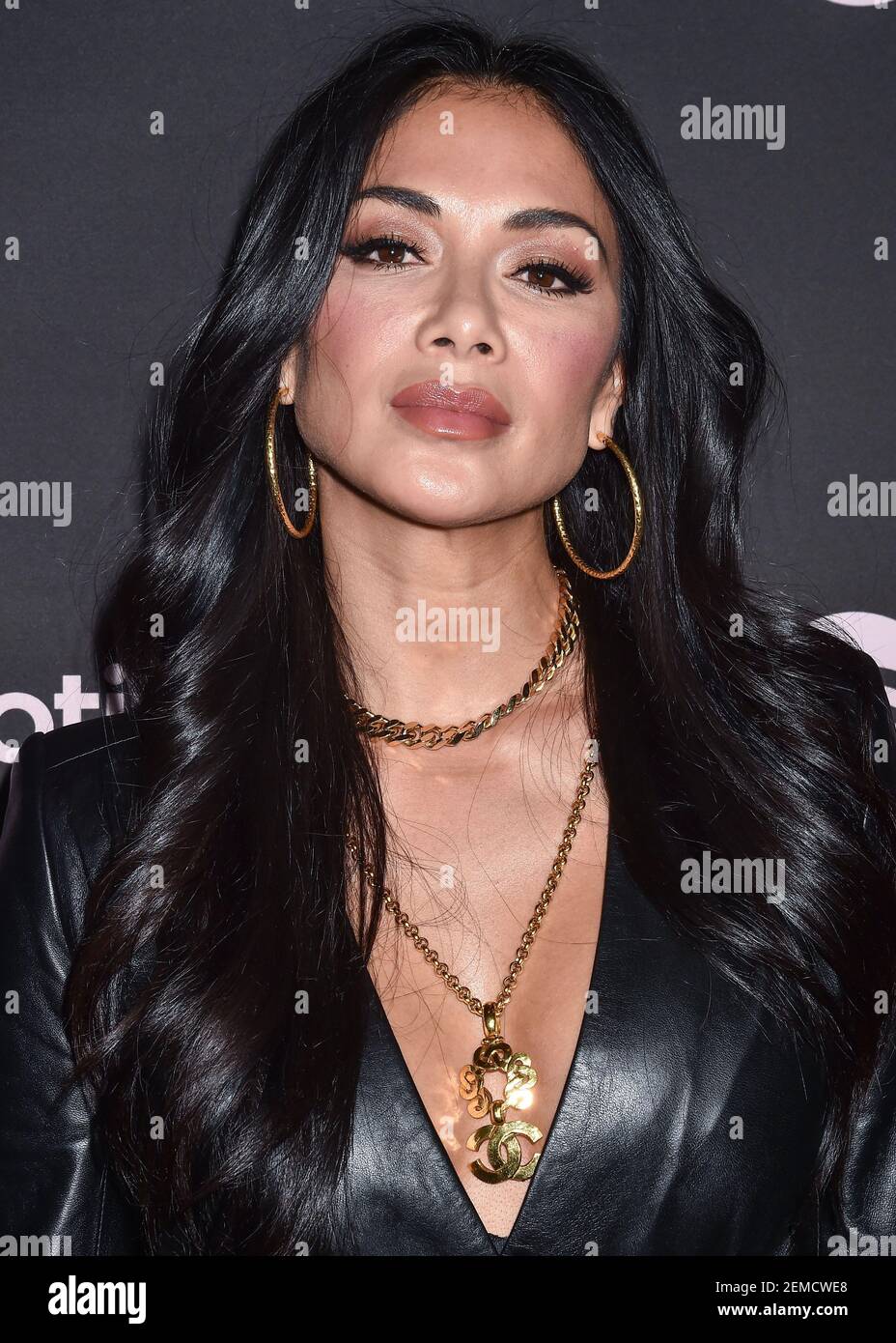 LOS ANGELES, CA, USA - FEBRUARY 07: Singer Nicole Scherzinger arrives ...