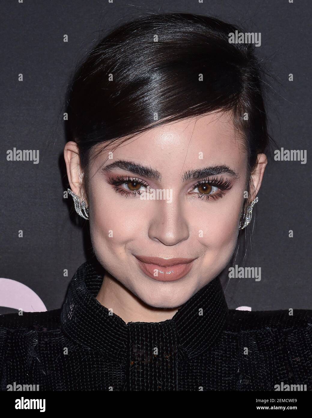 LOS ANGELES, CA, USA - FEBRUARY 07: Singer Sofia Carson arrives at the ...