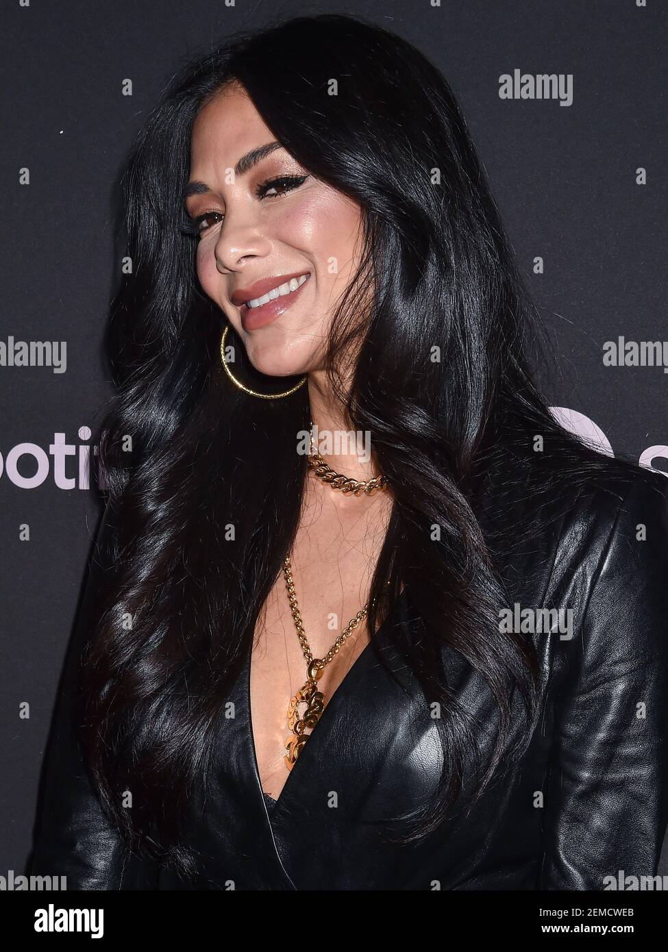 LOS ANGELES, CA, USA - FEBRUARY 07: Singer Nicole Scherzinger arrives ...
