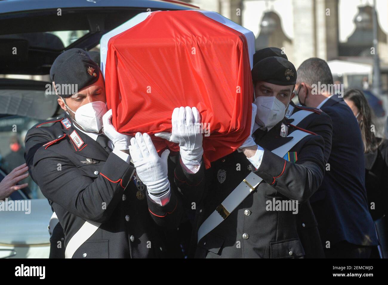2/25/2021 - State funeral for Ambassador Attanasio and Carabiniere ...