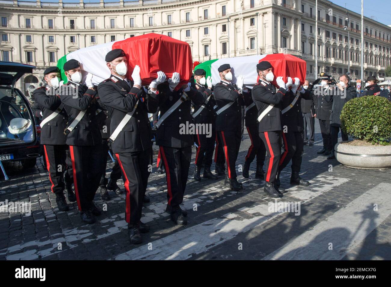 2/25/2021 - State funeral for Ambassador Attanasio and Carabiniere ...