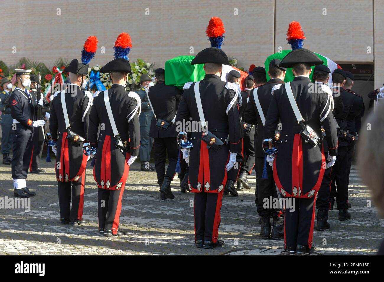 2/25/2021 - State funeral for Ambassador Attanasio and Carabiniere ...