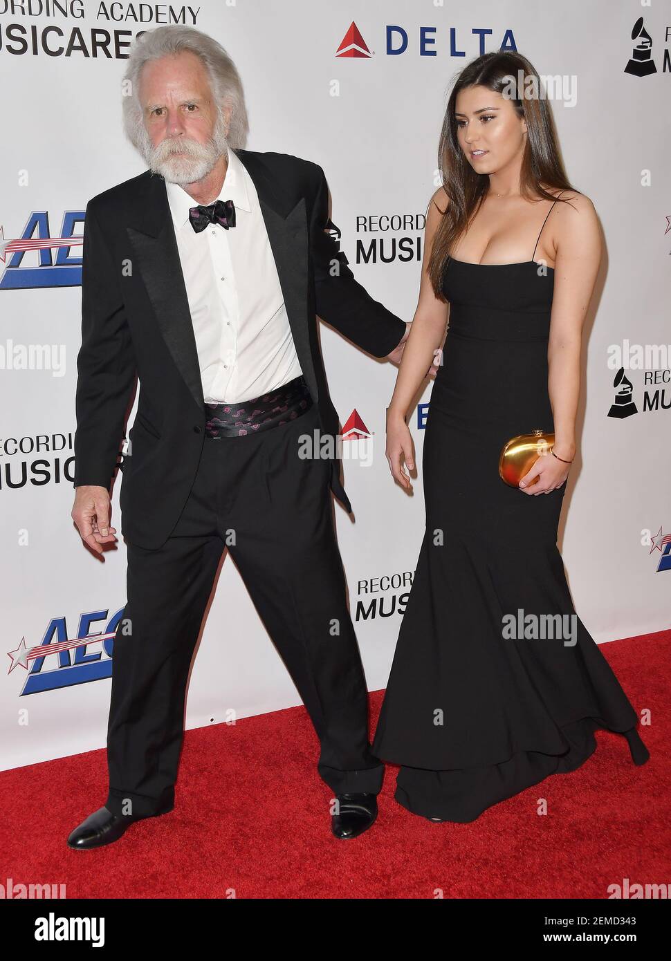 (L-R) Bob Weir and Monet Weir at the 2019 MusiCares Person Of The Year ...