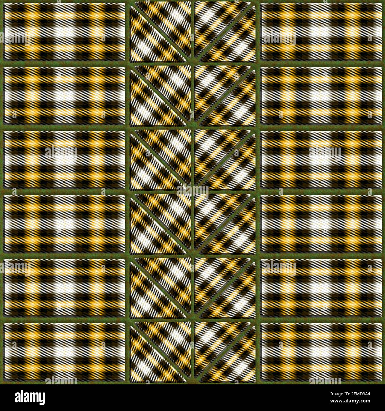 Render of seamless background tile with cloth motive pattern and ...