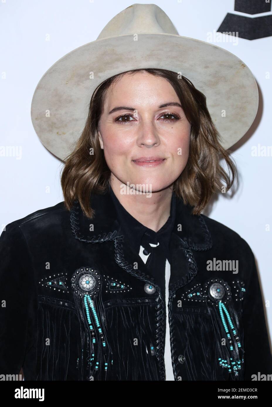 LOS ANGELES, CA, USA - FEBRUARY 08: Singer Brandi Carlile arrives at ...
