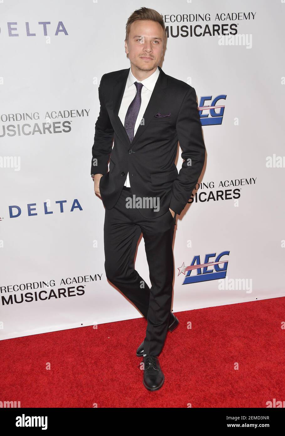 Matt Cutshall arrives at the 2019 MusiCares Person Of The Year Honoring ...