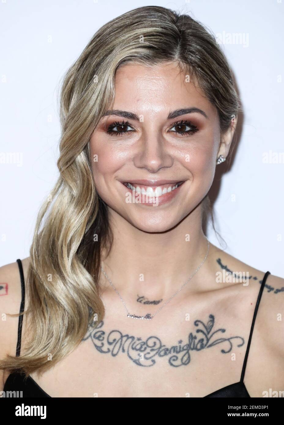 LOS ANGELES, CA, USA - FEBRUARY 08: Singer Christina Perri arrives at ...