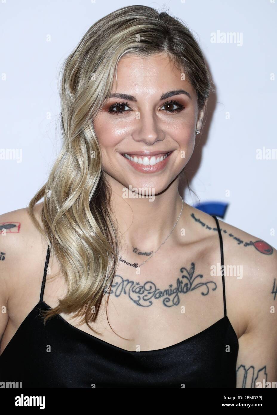 LOS ANGELES, CA, USA - FEBRUARY 08: Singer Christina Perri arrives at ...