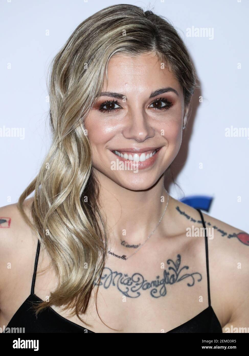 LOS ANGELES, CA, USA - FEBRUARY 08: Singer Christina Perri arrives at ...