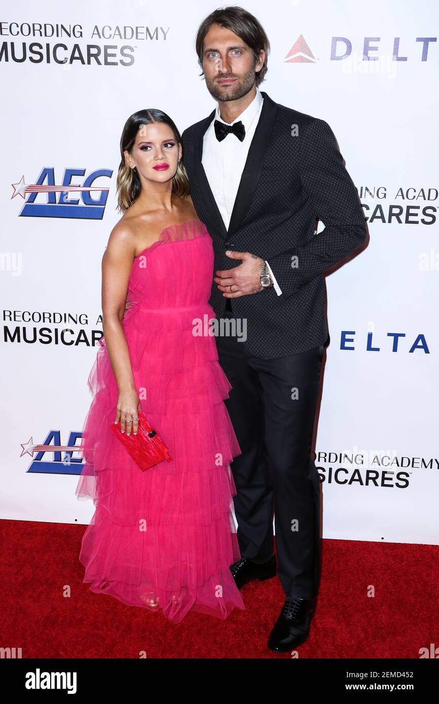 Los Angeles Ca Usa February 08 Singer Maren Morris And Husband