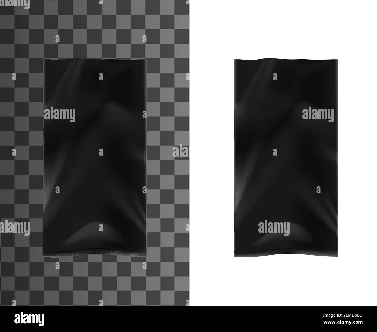 Sachet garbage Stock Vector Images - Alamy