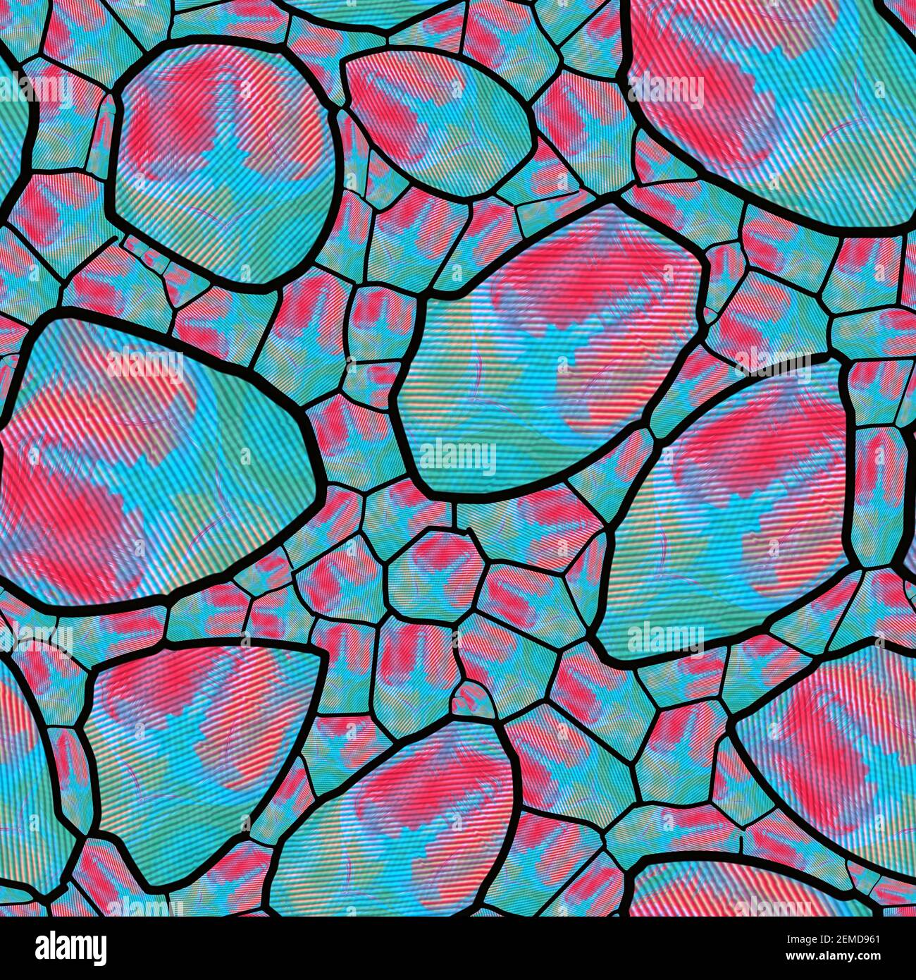 Render of seamless background tile with cloth motive pattern and ...