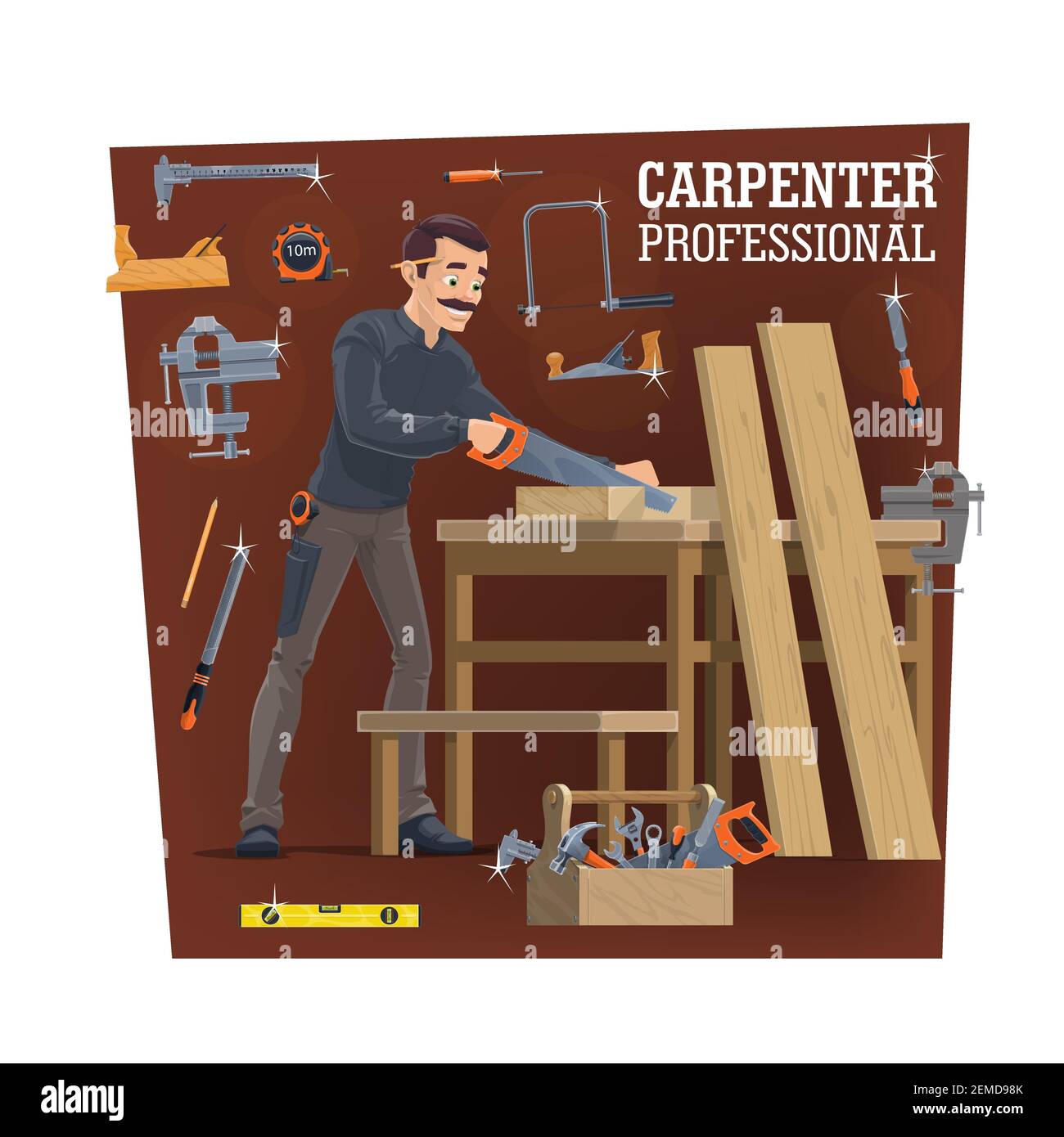 Joiner vise Stock Vector Images - Alamy