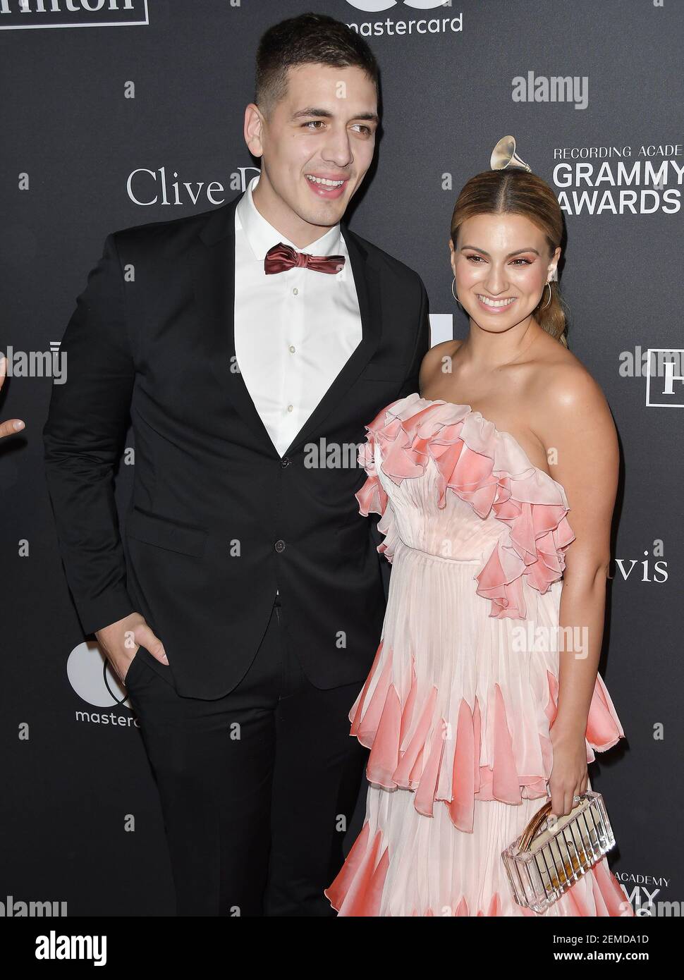 (L-R) André Murillo and Tori Kelly arrives at the The Recording Academy ...