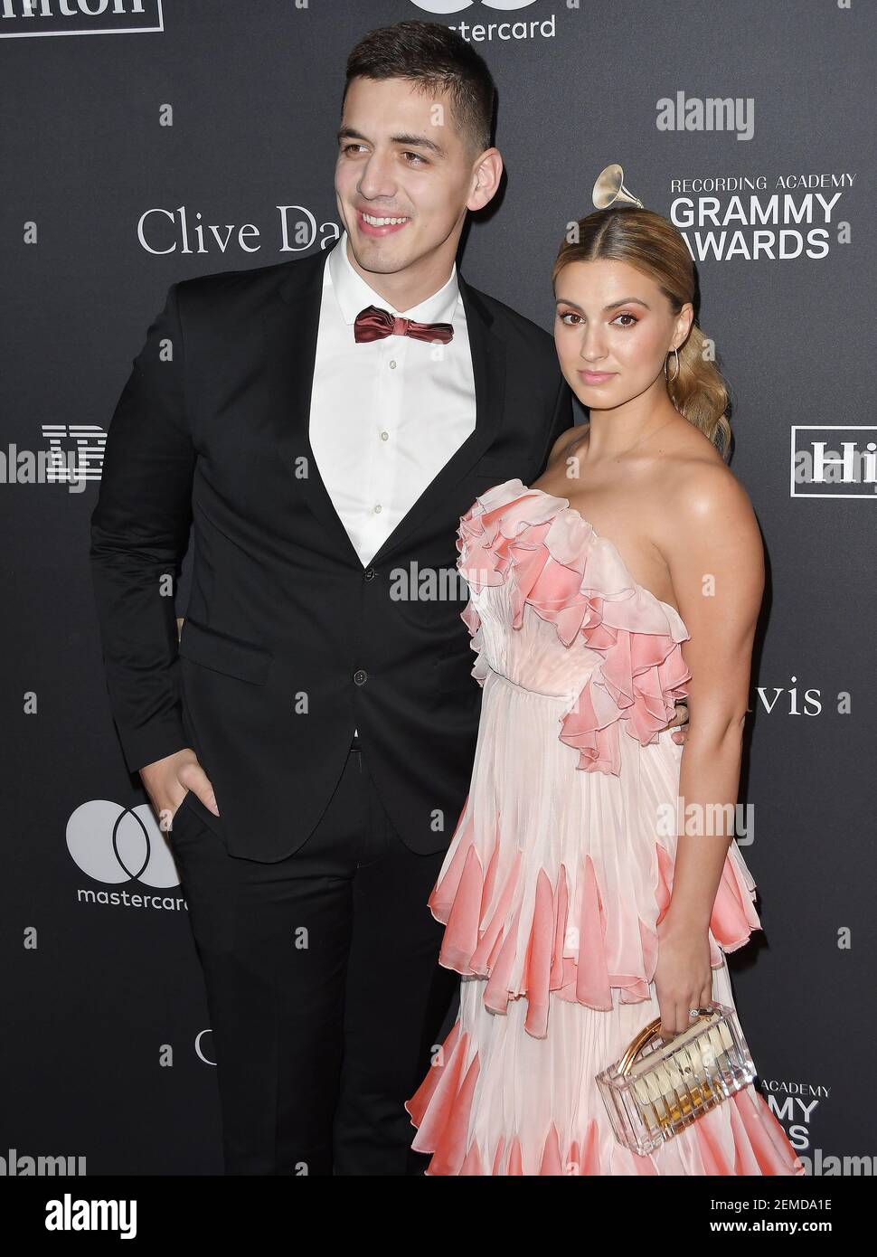 (L-R) André Murillo and Tori Kelly arrives at the The Recording Academy ...