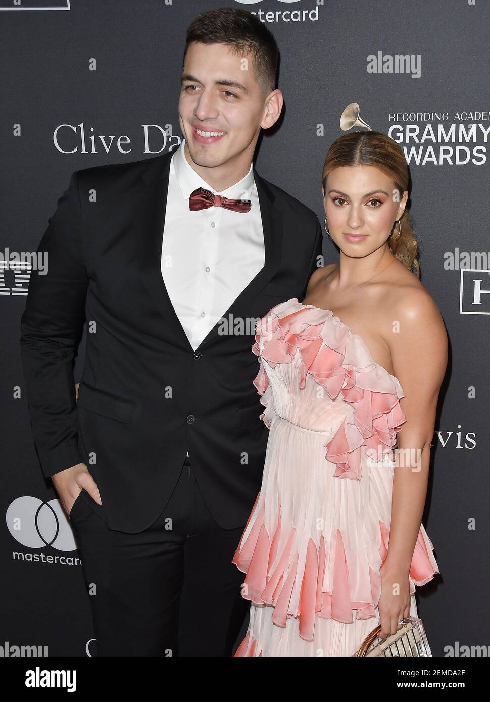 (L-R) André Murillo and Tori Kelly arrives at the The Recording Academy ...
