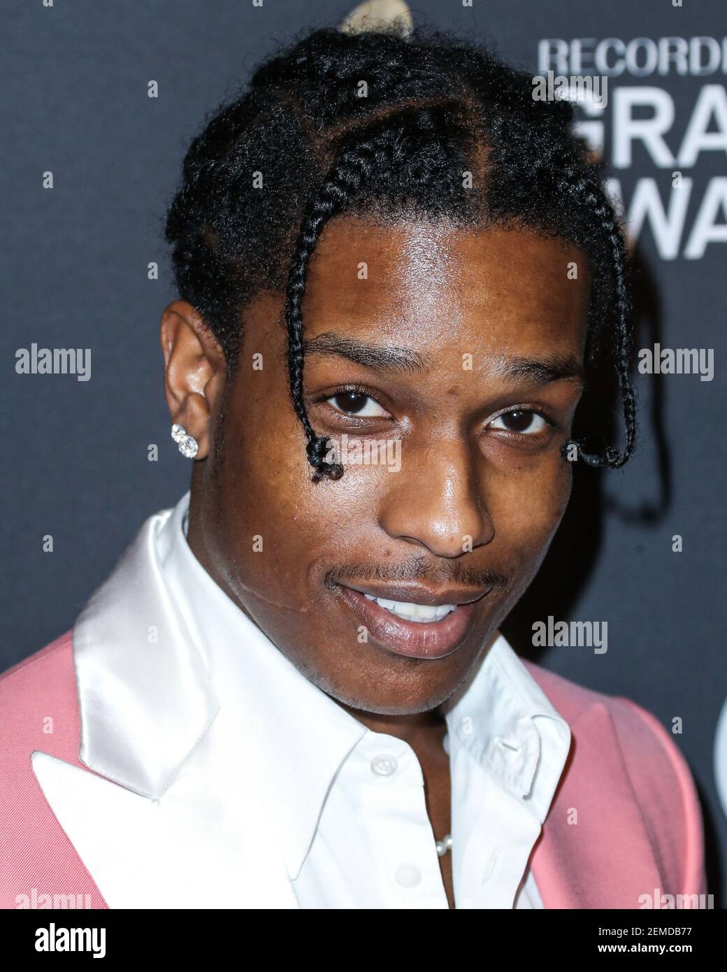 BEVERLY HILLS, LOS ANGELES, CA, USA - FEBRUARY 09: Rapper A$AP Rocky ...