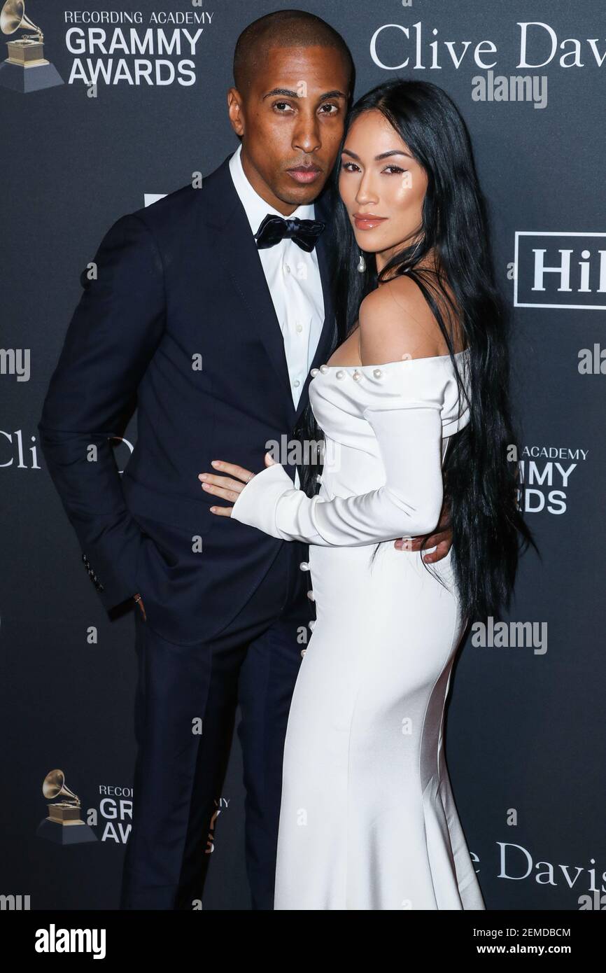 BEVERLY HILLS, LOS ANGELES, CA, USA - FEBRUARY 09: Larry Jackson and ...