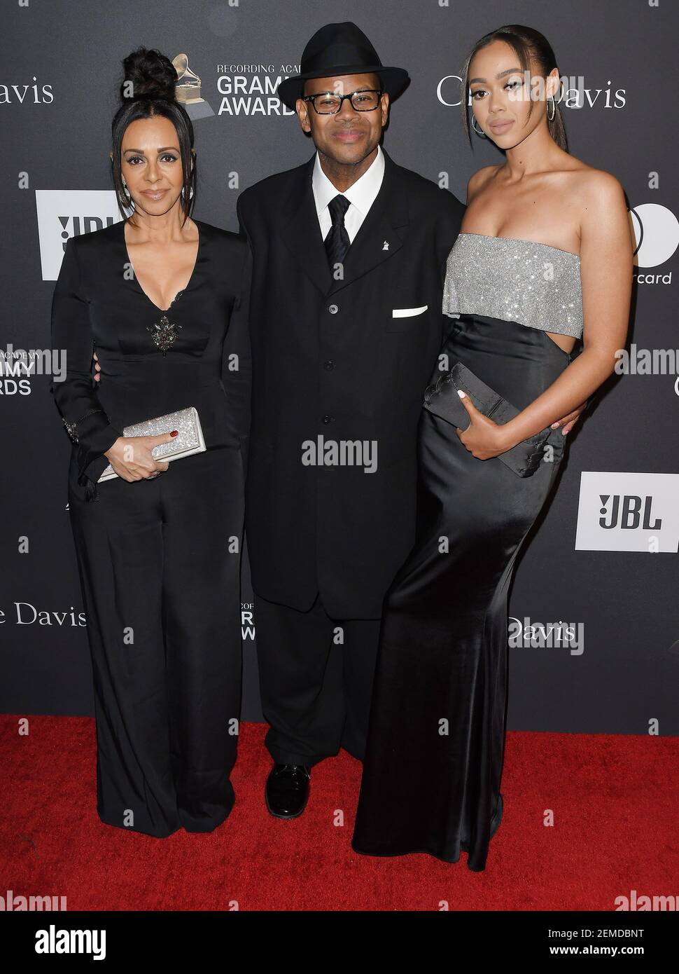 Lisa Padilla, Jimmy Jam and Bella Harris at the The Recording Academy ...