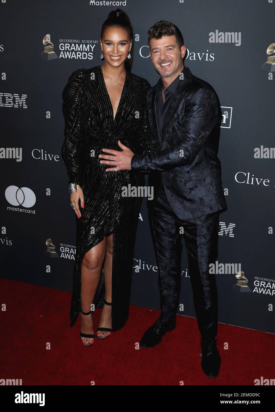 BEVERLY HILLS - FEBRUARY 9: Robin Thicke at the 2019 Clive Davis Pre ...